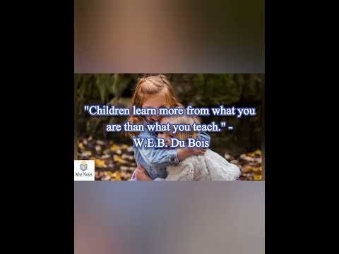 Role Modeling for Children: The Power of Leading by Example|| parenting Tip quote