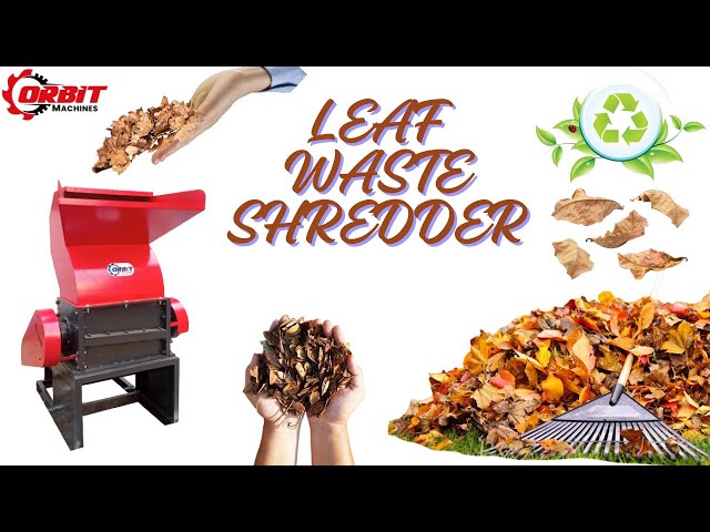 Single Shaft Shredders - Automatic Organic Waste Shredding Machine ...