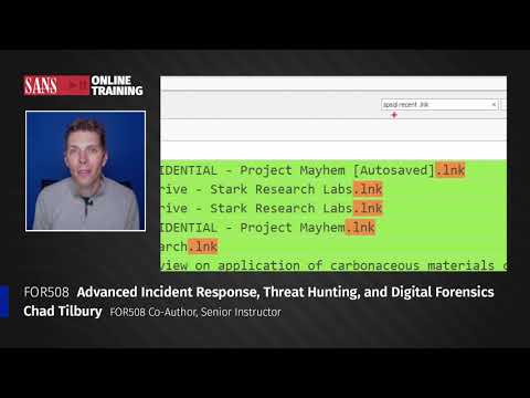 FOR508: Advanced Incident Response, Threat Hunting, and Digital Forensics