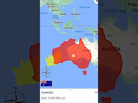 South Africa vs Australia 2023. size comparison. #southafrica #australia #2023 #map