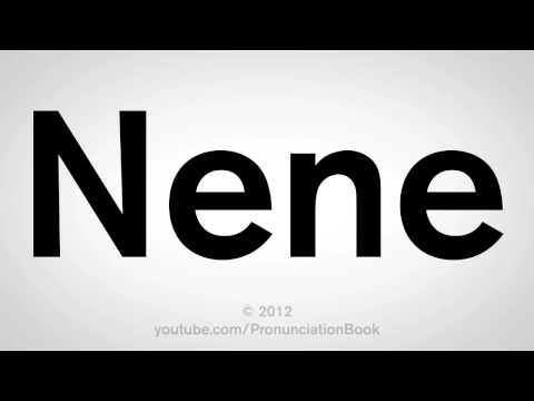 How To Pronounce Nene