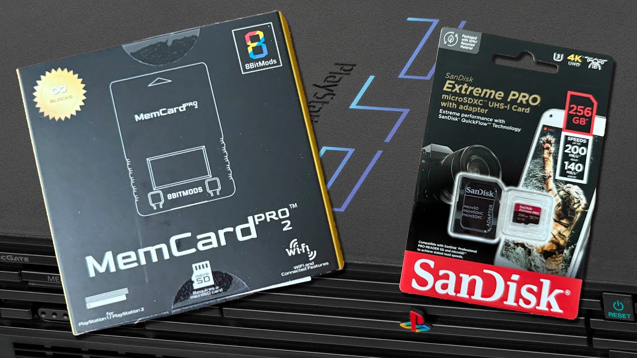 PS2 MemCard Pro 2 MMCE Stream