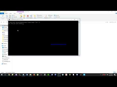 Make Batch file and delete files and folders using it.