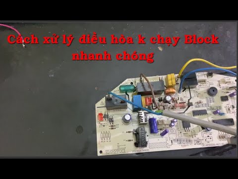 Điều hòa K chạy block, điều hòa không mát - mình đã sửa như thế nào