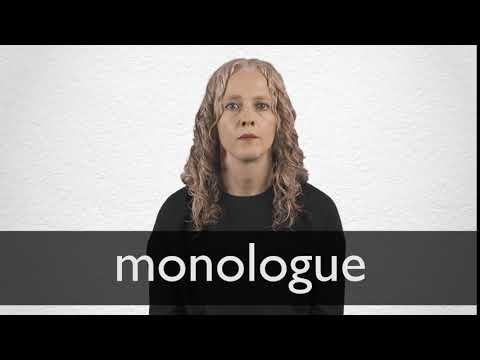 How to pronounce MONOLOGUE in British English