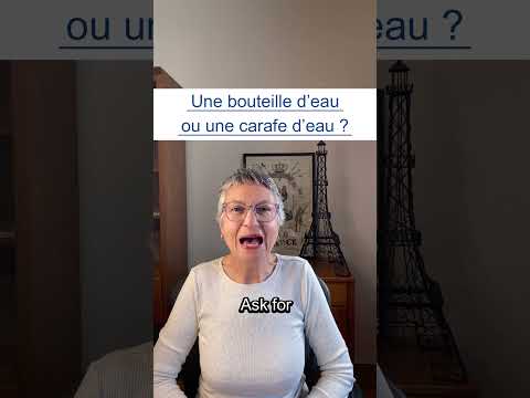 How to ask for free water in French at a restaurant! 💧 🇫🇷