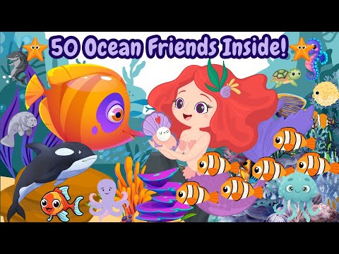 50 Amazing Sea Creatures for Kids | Learn Ocean Animals!