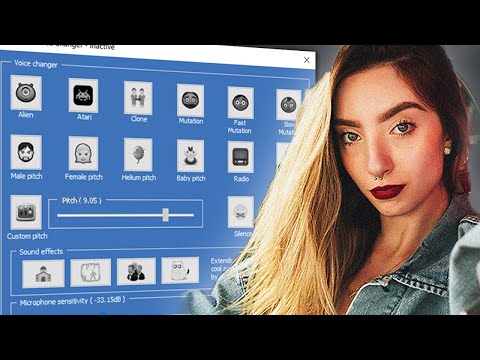 How To Make a Girl Voice With Clownfish