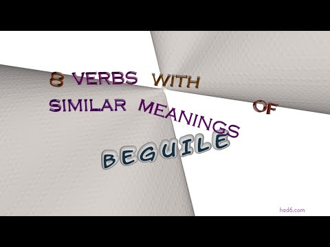 beguile - 9 verbs synonym of beguile (sentence examples)