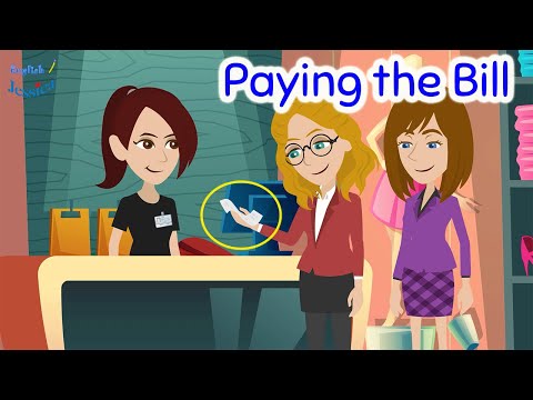 Paying the Bill in English - English Conversation for Speaking Everyday