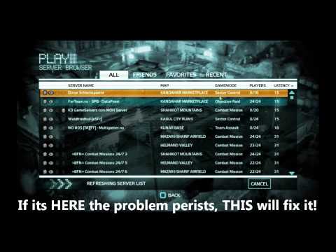 Punkbuster fix for medal of honor and BF: Bad company 2