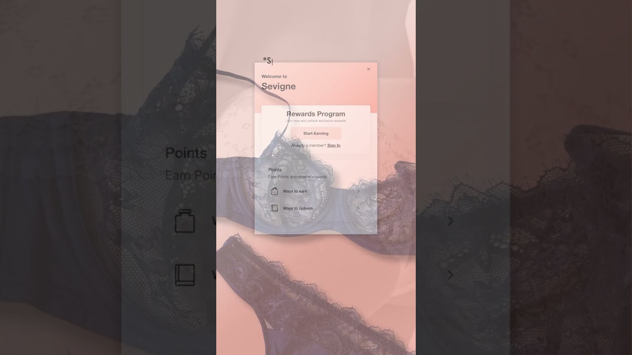 SEVIGNE REWARDS PROGRAM