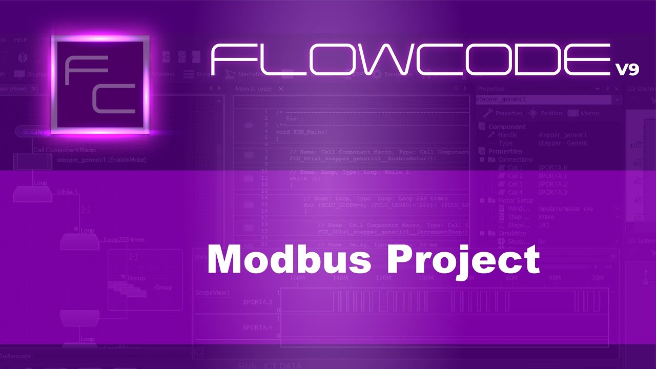 Flowcode 9 Modbus Project Part 1
