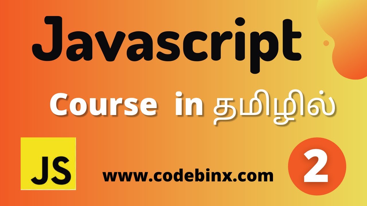 Javascript in Tamil| Learn Javascript full course| CodeBinX| Tamil