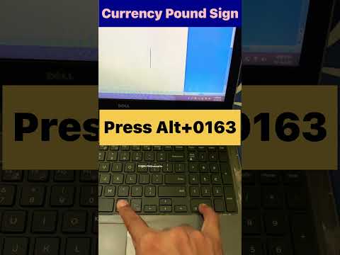 Shortcut key The pound sign 🤑 £ #shorts #computerknowledge #computershortcutkeys #poundsign