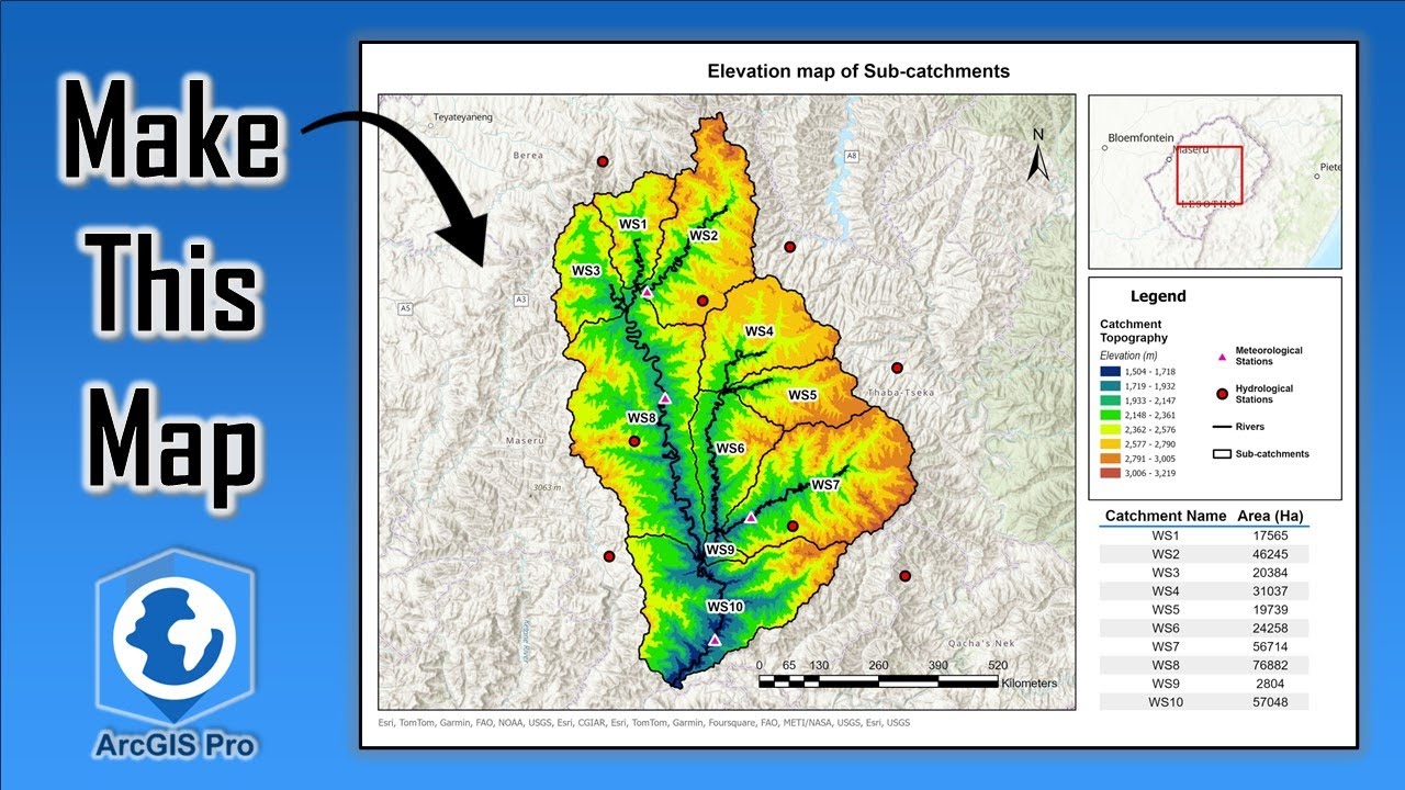 Making a Map using ArcGIS Pro