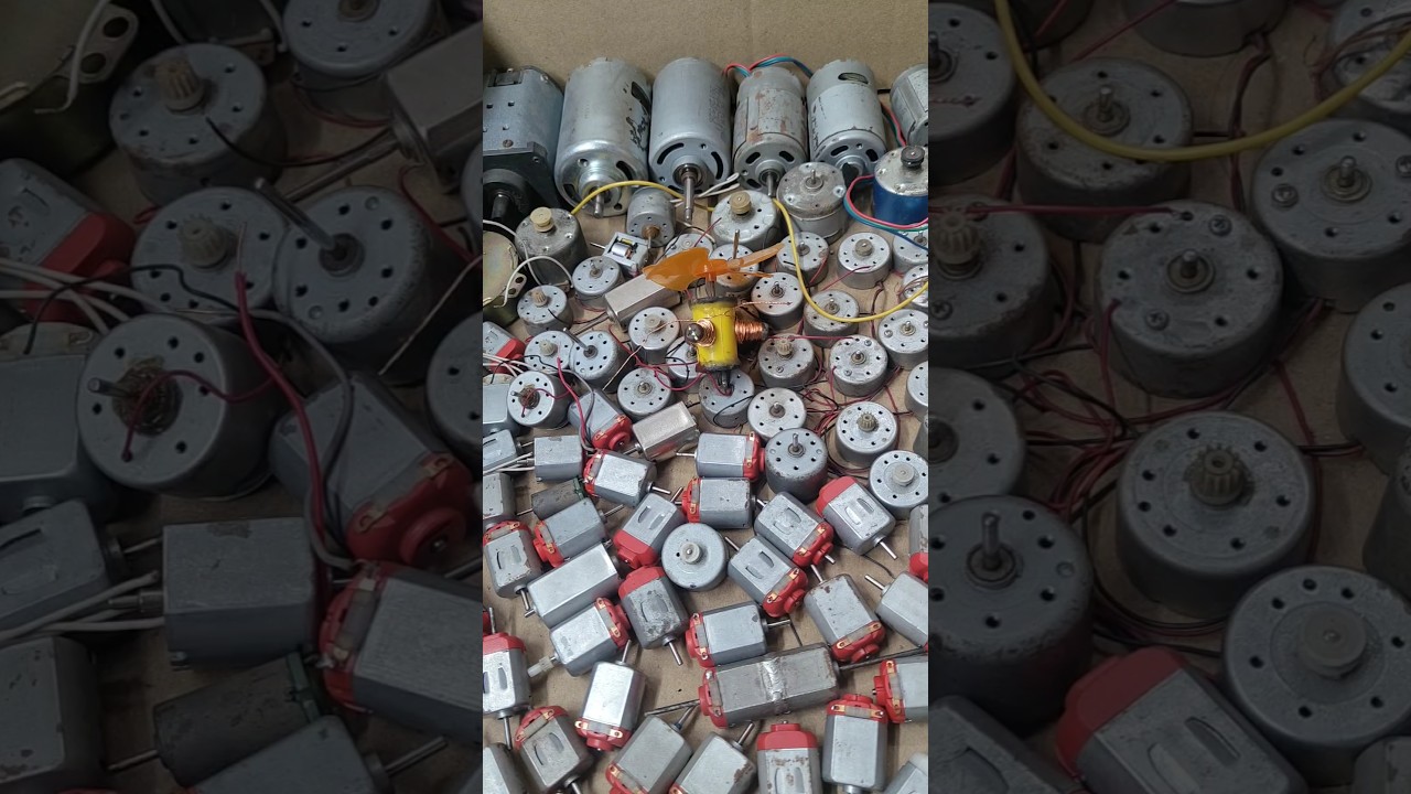 Homemade 3-Phase Brushless Motor using Plastic Box & Neodymium Magnets #DIY #BrushlessMotor
