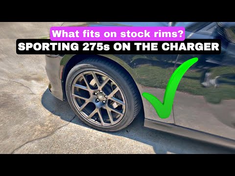 WHAT IS THE BIGGEST TIRE SIZE ON STOCK CHARGER RT RIMS?(CONFIRMED)