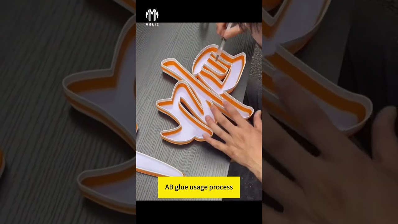 Melic - AB glue usage process