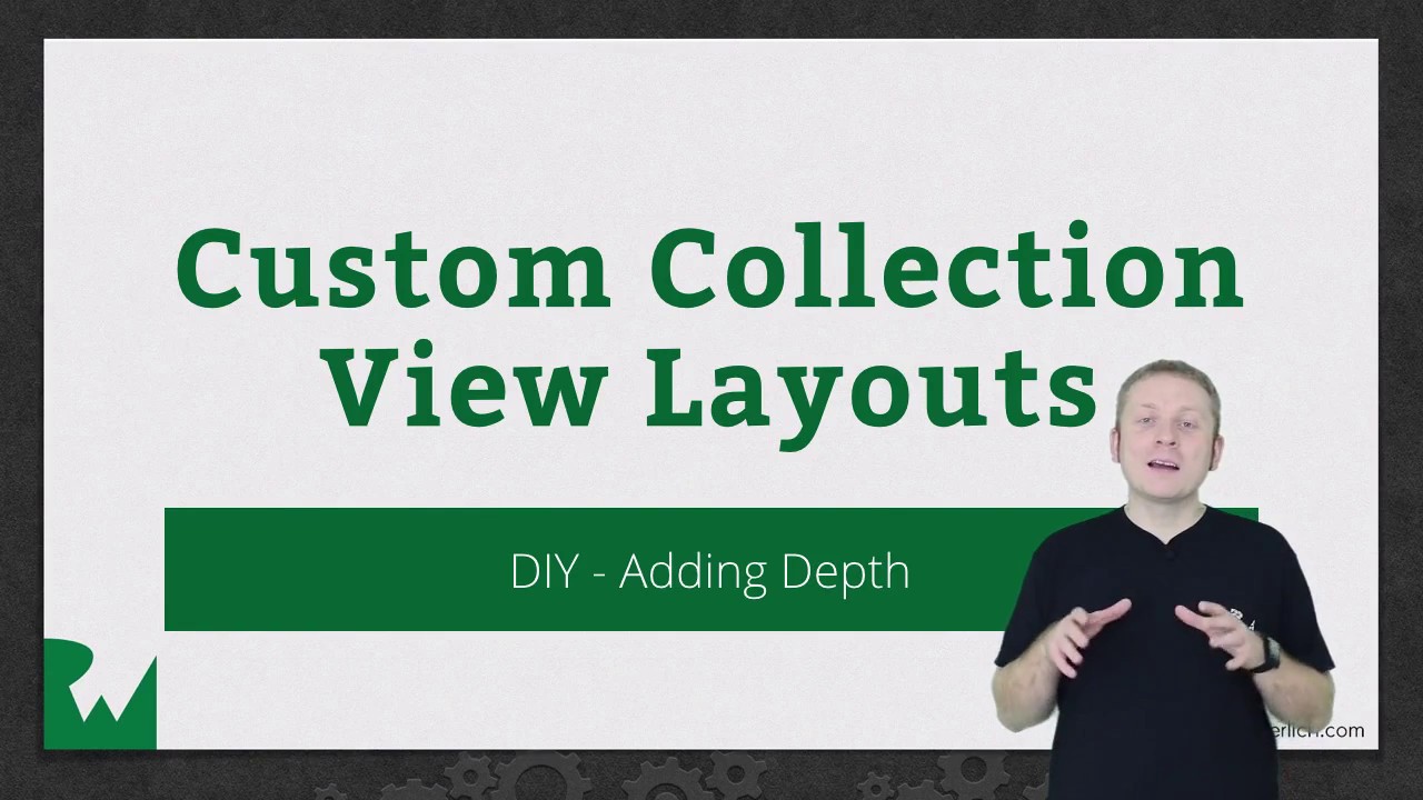DIY - Adding Depth - Custom Collection View Layouts - raywenderlich.com