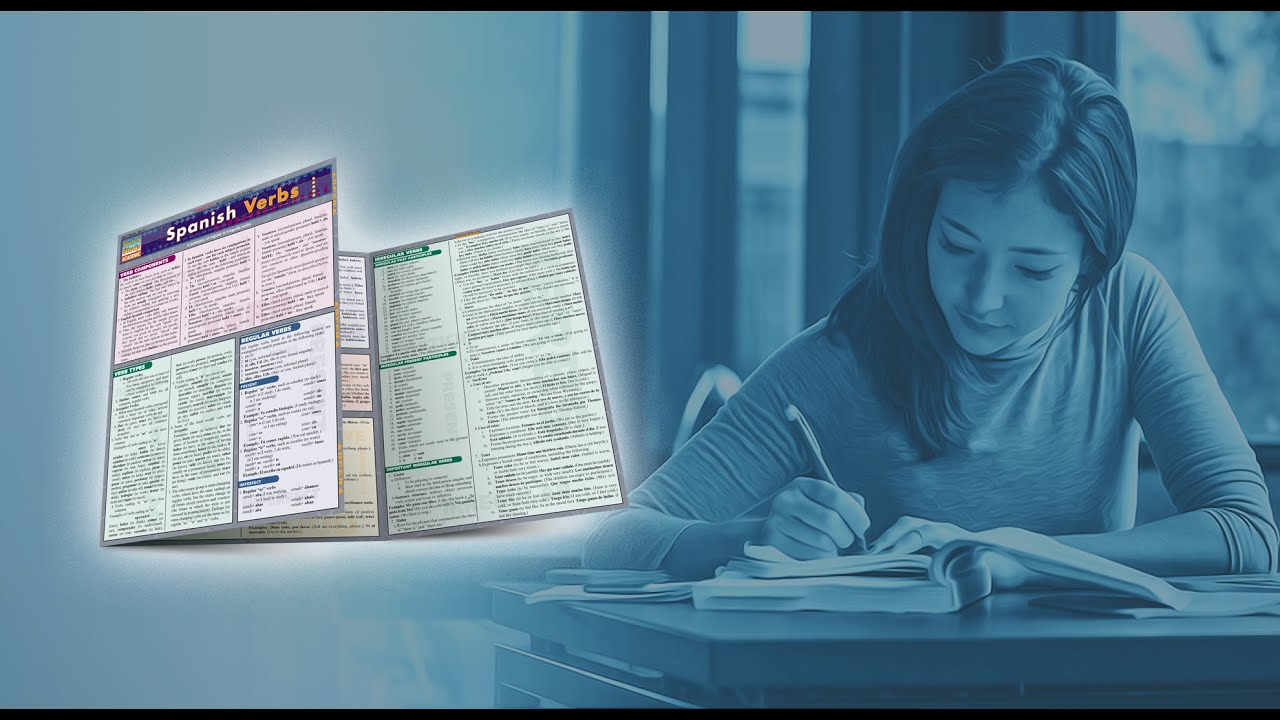 QuickStudy® Spanish Verbs Laminated Study Guide