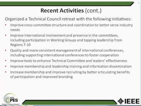 The Role of PES Technical Committees in Leading and Supporting Our Industry