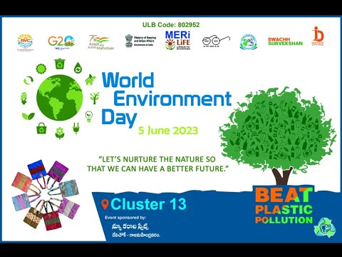 World Environment Day celebrations at Rajamahendravaram Municipal Corporation.