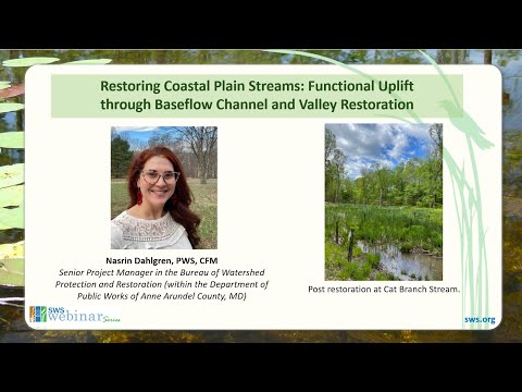 February 2022 Webinar - Restoring Coastal Plain Streams