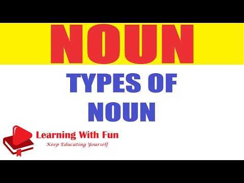 English Grammar : Parts of Speech - What is Noun ? : Its Type - by Learning with fun - Reet Udhan