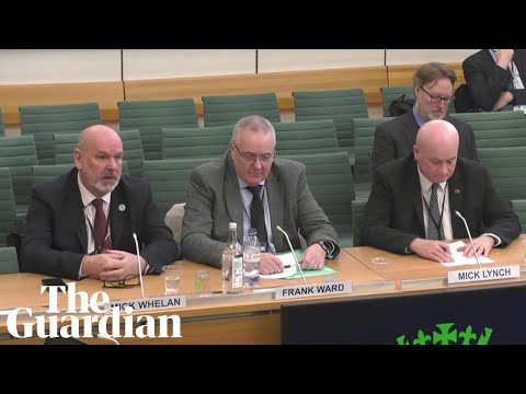 Heads of rail unions take questions at transport committee – watch live