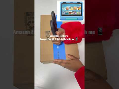 Amazon Fire HD 8 Kids tablet unboxing / Kids tab #toddlerlearningvideo #youtubekids #youtubeshort
