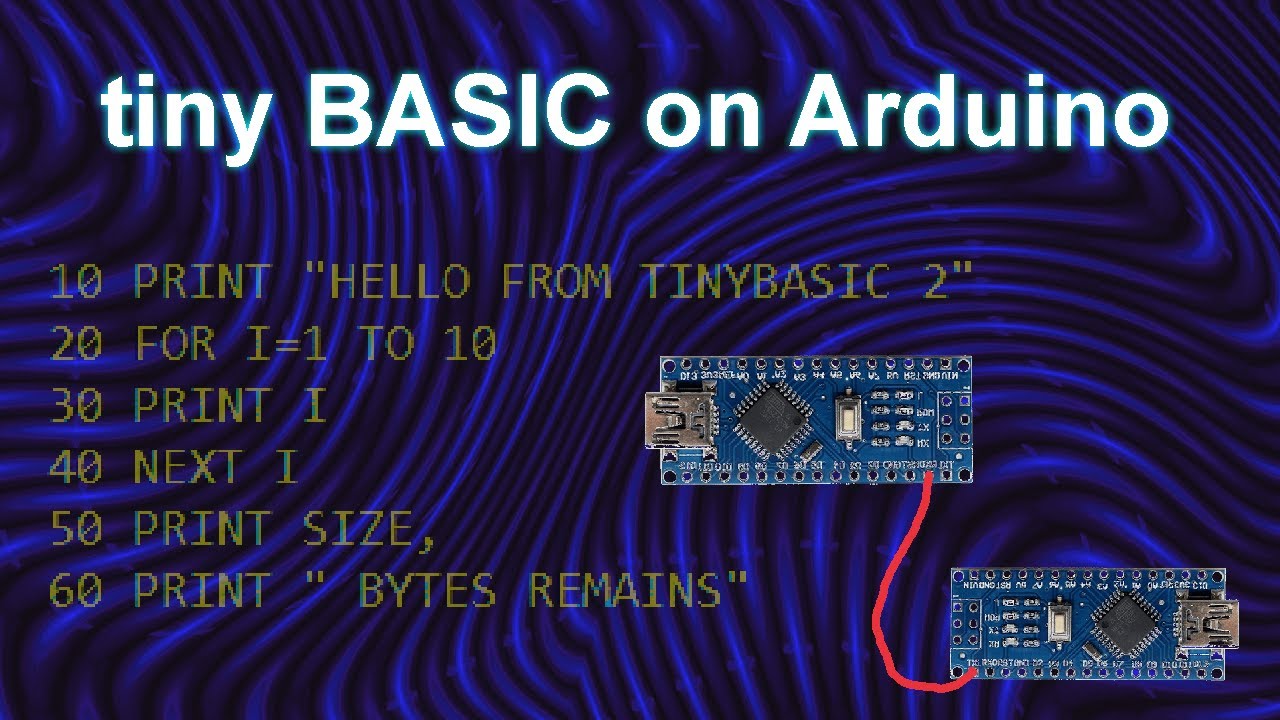 Tiny basic with Arduino