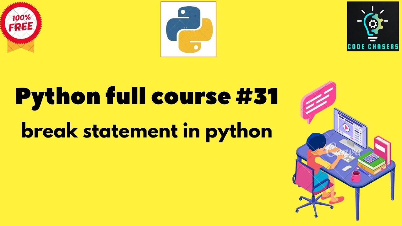 Python full course #31|break statement in python|#programming  #python #data #ai #code #data #break