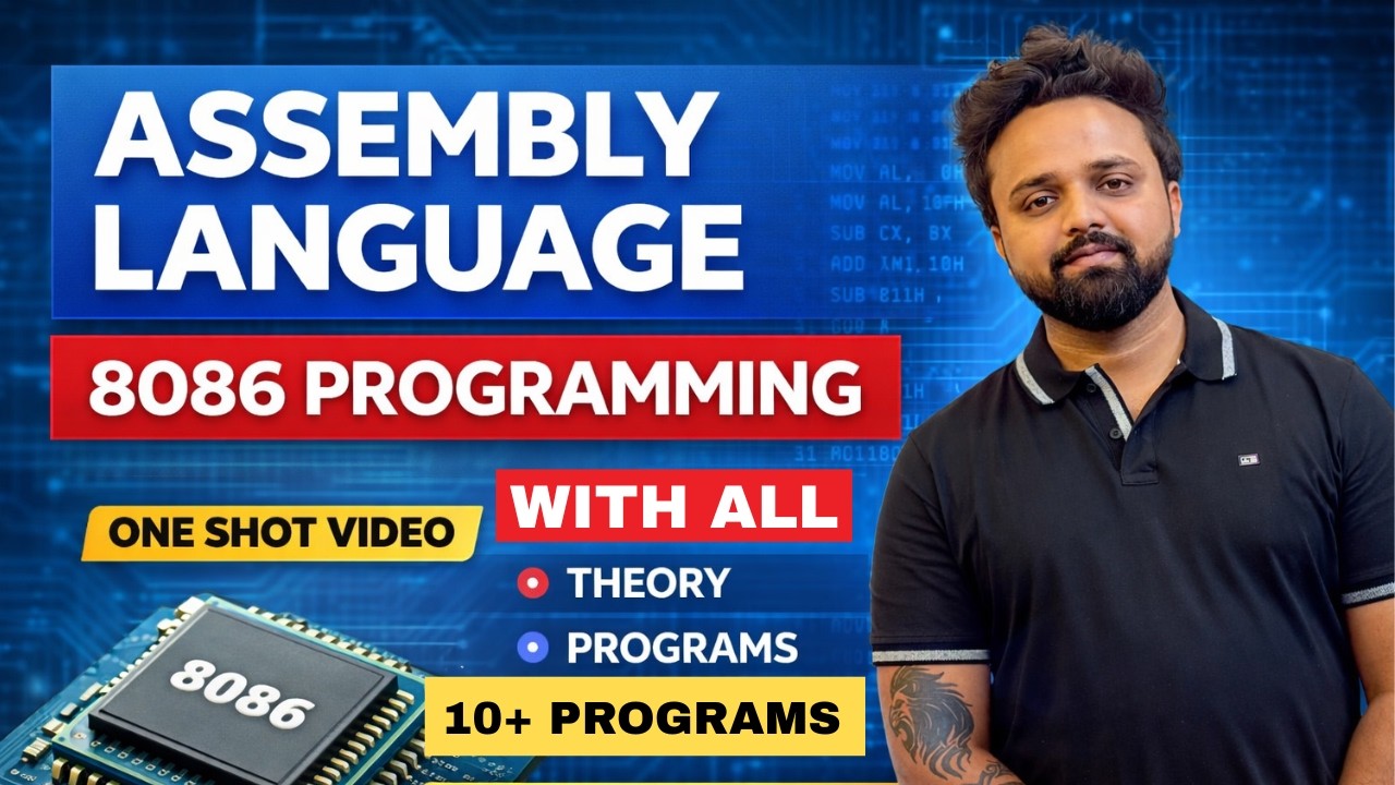 Master 8086 Assembly Language Programming in Just One Video With Ur Engineering Friend For Diploma