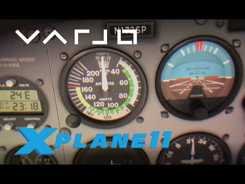 X-Plane 11 - Varjo Aero VR through the lens