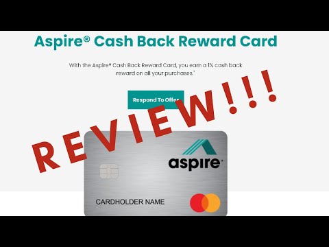 Aspire® Cash Back Reward Card Review | One Of The Best Credit Cards For Cashback