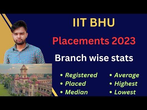 IIT BHU Placements 2023🔥 | Branchwise stats😍 | Record Breaking Placements😱