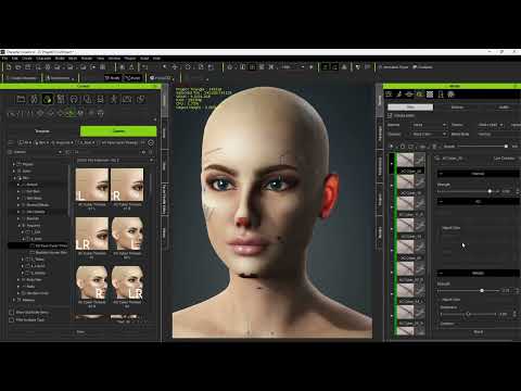 AC Face Cyber Threads - Character Creator/Skin - Reallusion Content Store