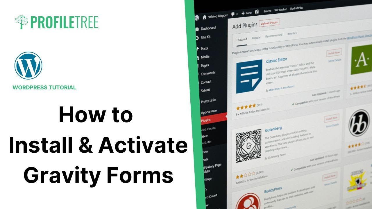 How to Install and Activate Gravity Forms | WordPress | WordPress Plugins | WordPress Tutorial