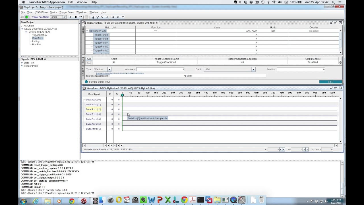 XPS ChipScope Setup