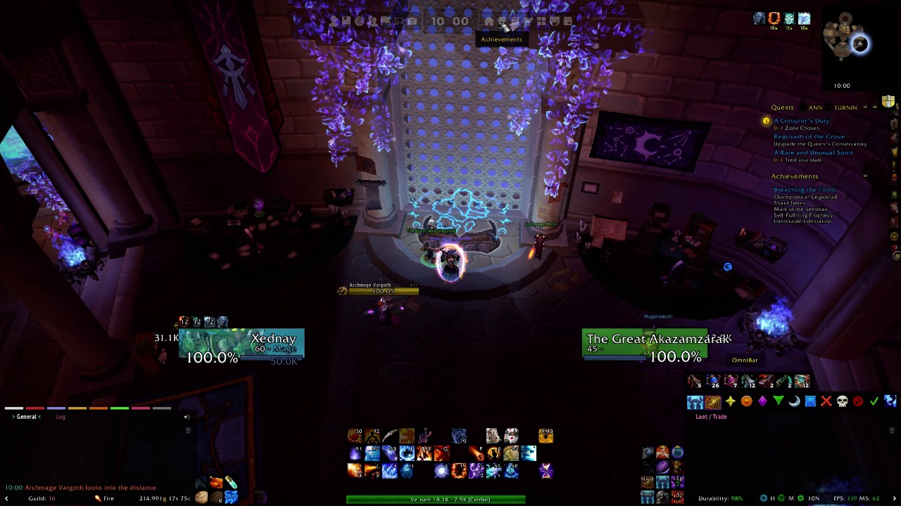 Legion scouting map empty cant do mage hall quests - Quests ...