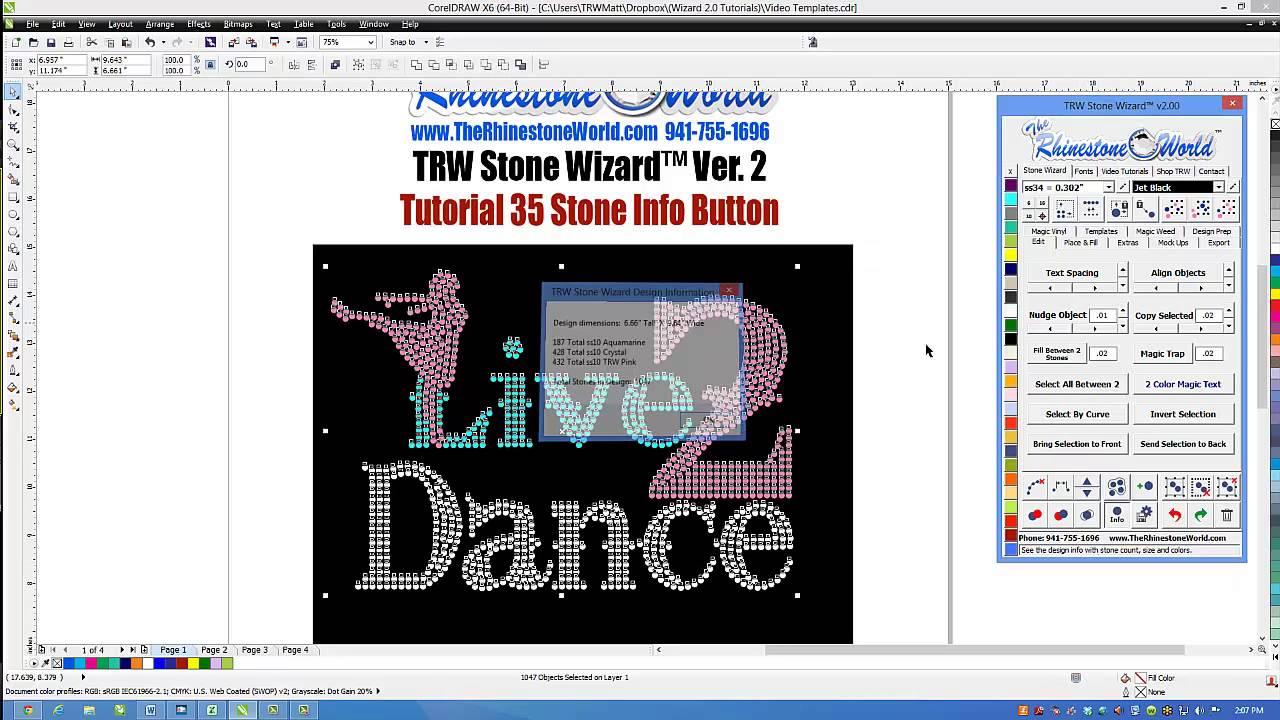 Tutorial 35: Stone Info Button (TRW Stone Wizard™)