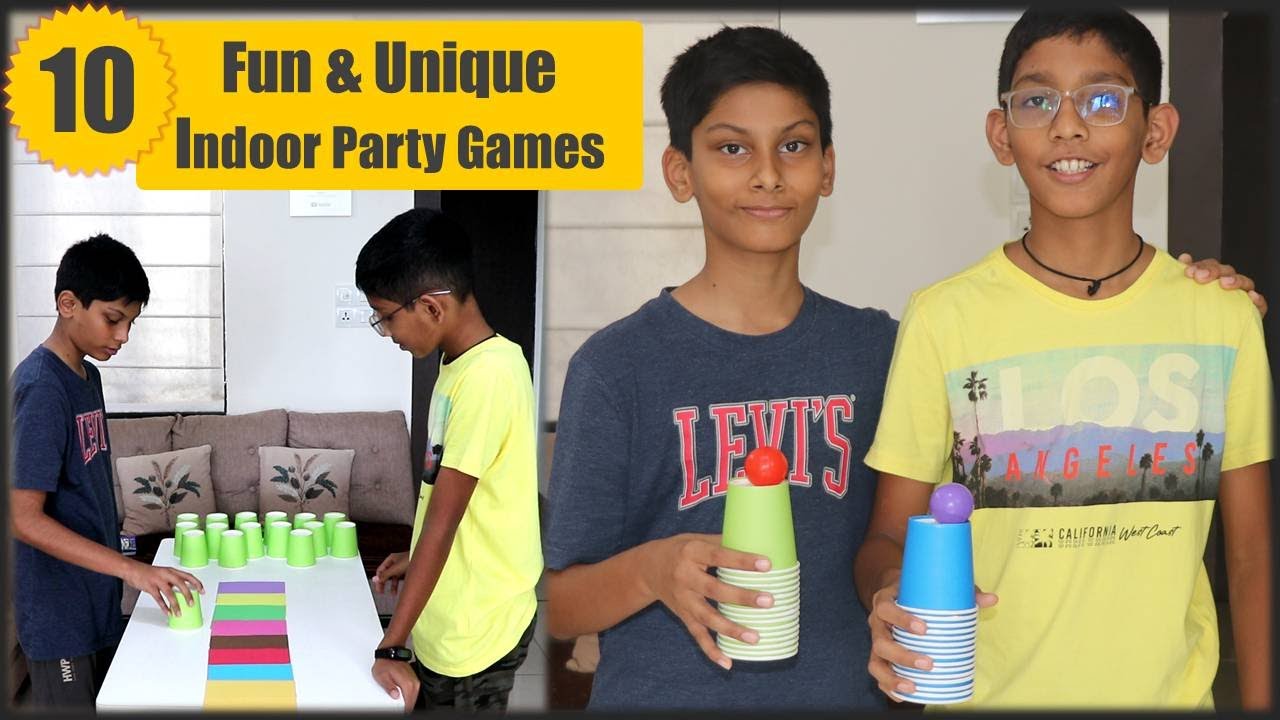 10 Fun & Unique Party Games for Kids & Adults 🎉 | Indoor & Outdoor Game Ideas
