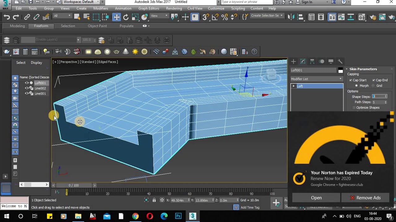 3DS MAX - 14.  Compound Objects ( Part - 2 )