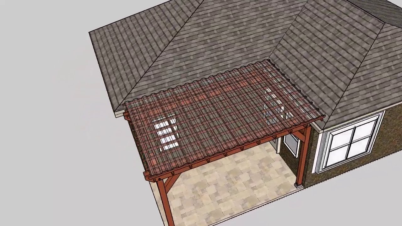 Pergola 3D Project Animation