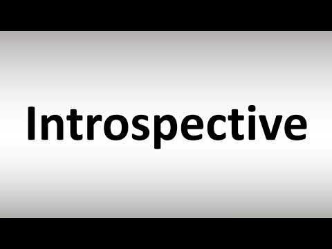 How to Pronounce Introspective