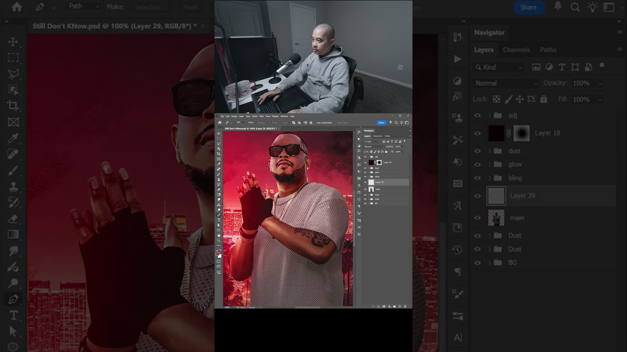 How to add Rim Lighting to Your Designs in Photoshop