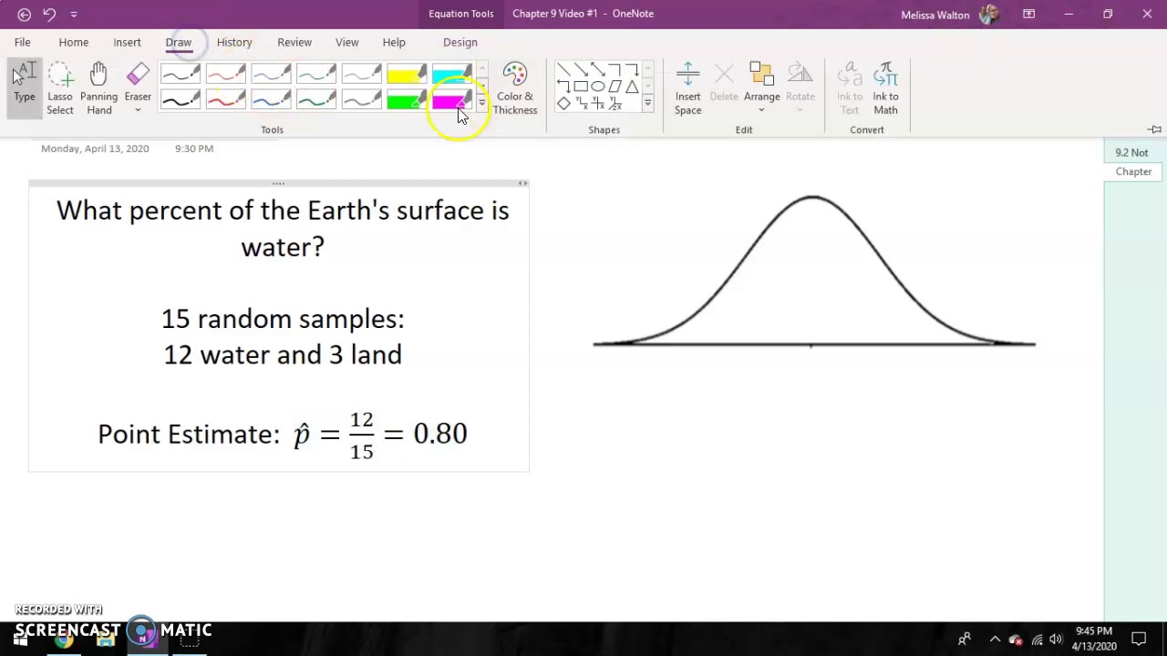 Chapter 9 Video #1 (MATH 111)