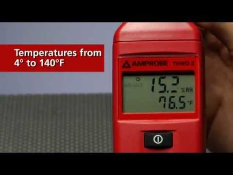 Amprobe THWD-3 Relative Humidity and Temperature Meter | Instrumart