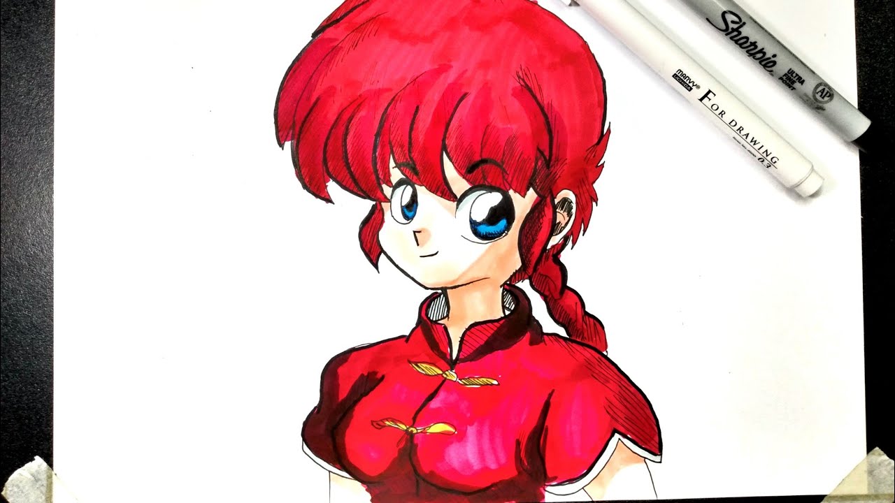Speed drawing RANMA 1/2 | Dibujo de ranma